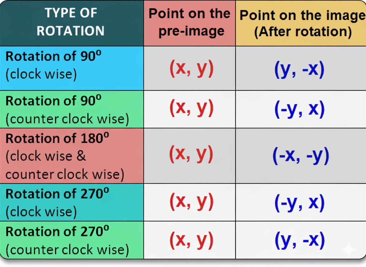 Geometry Transformation: Translations, Reflections, and Rotations ...